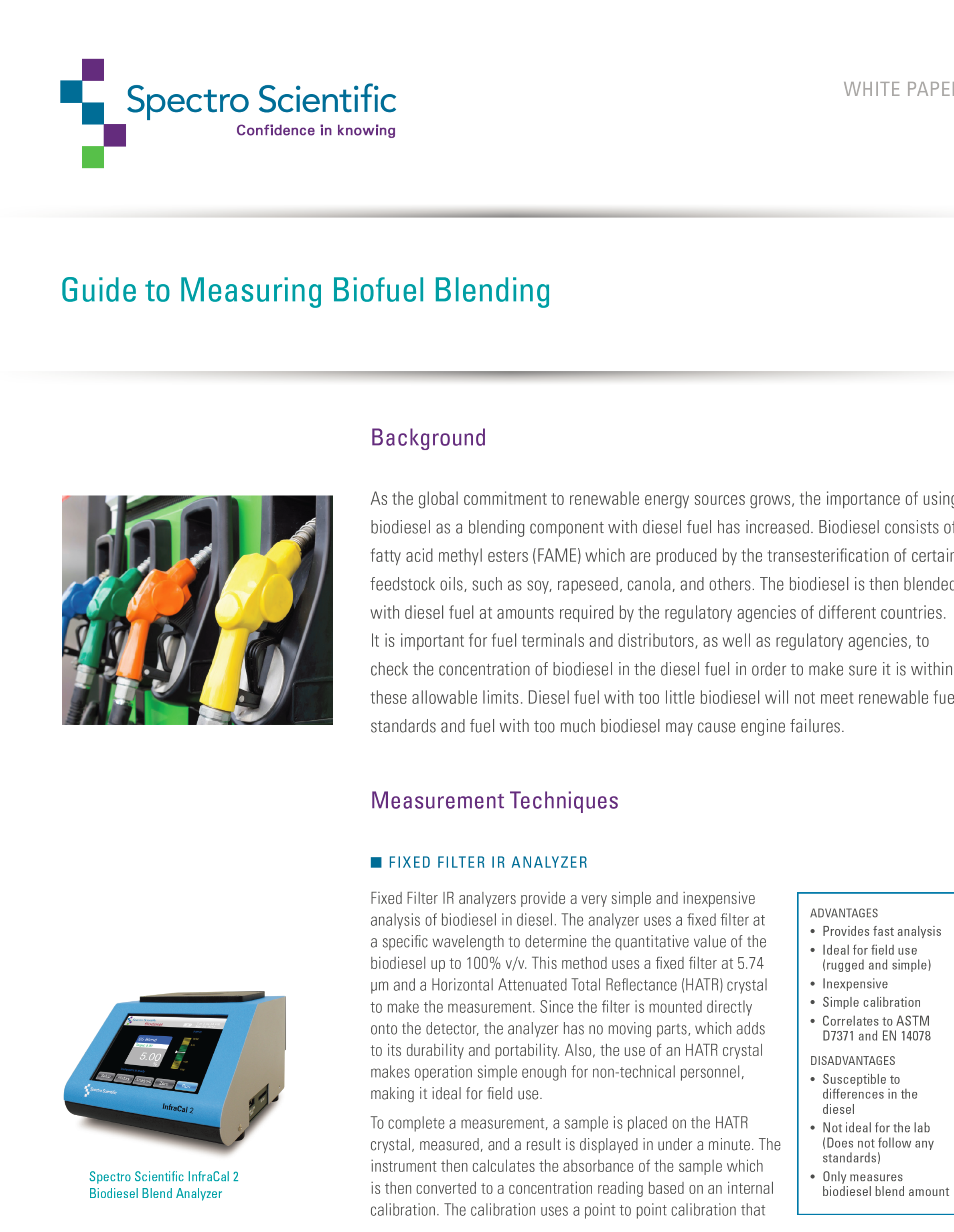 Guide to Measuring Biofuel Blending